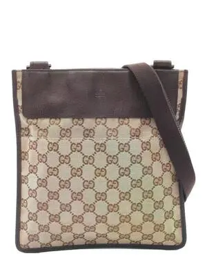 Gucci 2000s Gg Canvas Shoulder Bag - Neutrals