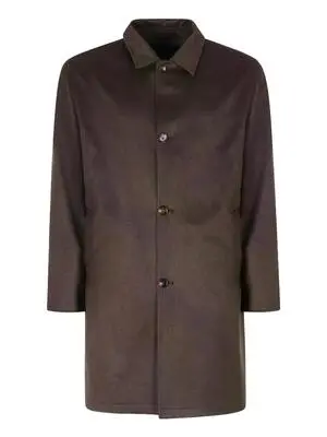 KIRED Reversible Button-up Coat - Brown