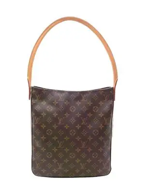 LOUIS VUITTON 2002 Gm Looping Monogram Shoulder Bag - Brown