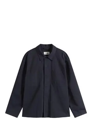 MAISON MARGIELA Cotton Workwear Jacket - Blue