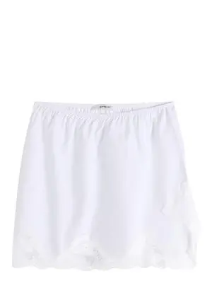 Gimaguas Katalin Lace Trim Skirt - White