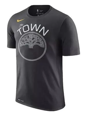 Nike Dri-fit Logo-print T-shirt - Grey