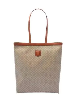 Celine 20th Century Macadam Coated Canvas Tote Bag - Neutrals