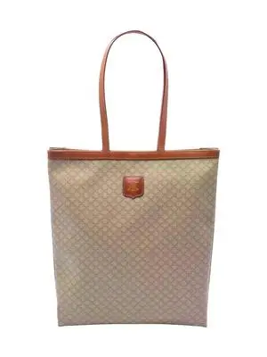 Celine 20th Century Macadam Coated Canvas Tote Bag - Neutrals