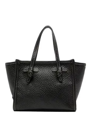 GIANNI CHIARINI Grained-leather Tote Bag - Black