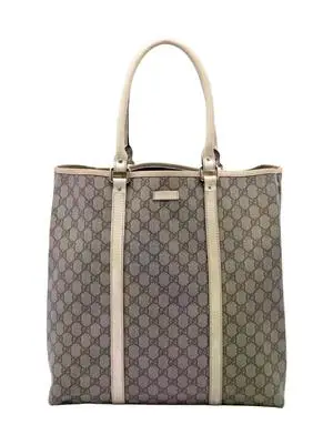 Gucci 2016-2026 Gg Supreme Joy Vertical Tote Bag - Grey