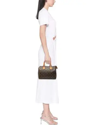 LOUIS VUITTON 1995 Monogram Speedy 25 Boston Bag - Brown