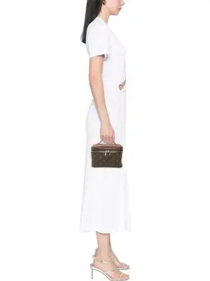 LOUIS VUITTON 2021-2026 Monogram Macassar Nice Mini Case Vanity Bag