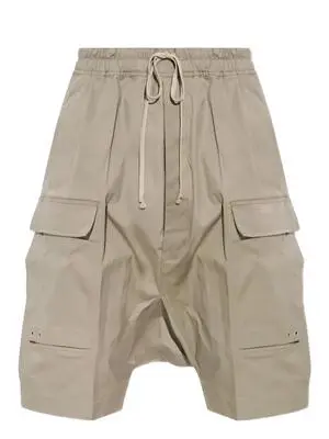 Rick Owens Cargo Drop-crotch Shorts - Neutrals