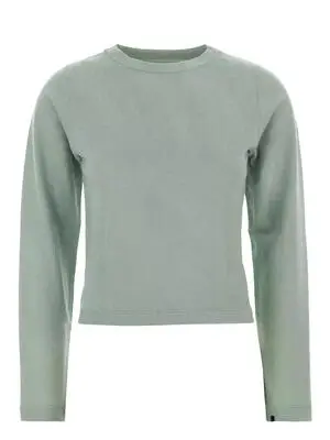 Extreme Cashmere N°451 Lisa Crew-neck Long-sleeve T-shirt Green
