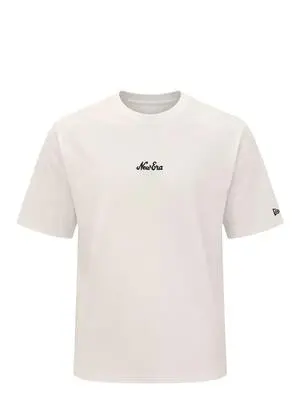 New Era Floral-print Logo-detail T-shirt - Neutrals