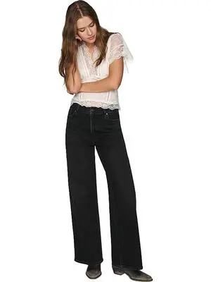 FRAME Le Slim Palazzo High-rise Wide-leg Jeans - Etch