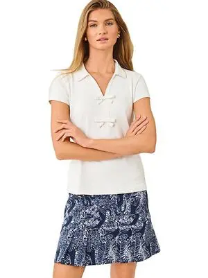 Lilly Pulitzer® Upf 50+ Luxletic Frida Bow Polo - Coconut