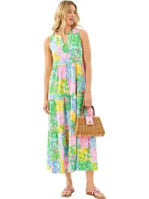 Lilly Pulitzer® Sydnee Maxi Dress - Multi Bright Delight Patch