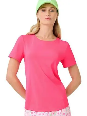 Lilly Pulitzer® Lilly Pulitzer UPF 50+ Luxletic Westley Active Tee Pink