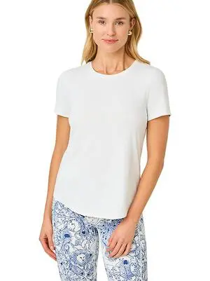 Lilly Pulitzer® Lilly Pulitzer UPF 50+ Luxletic Westley Active Tee White