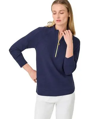 Lilly Pulitzer® Lilly Pulitzer Ashlee Half-Zip Pullover True Navy