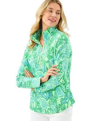 Lilly Pulitzer® Upf 50+ Skipper Popover - Cool Mint Catchin Rays