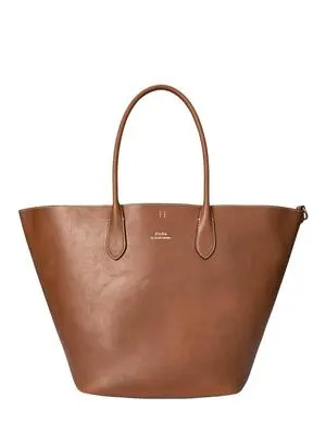 Ralph Lauren Bellport Large Leather Tote - Cuoio