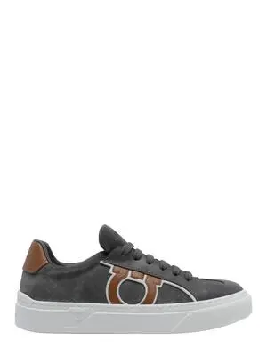 SALVATORE FERRAGAMO FERRAGAMO Gancini Suede Sneakers