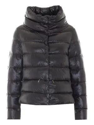 Herno Padded Cape - Black