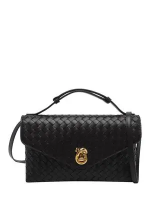 Bottega Veneta Knot Lock Handbag - Brown