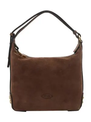 TOD'S Mini Metal Dots Handbag - Brown