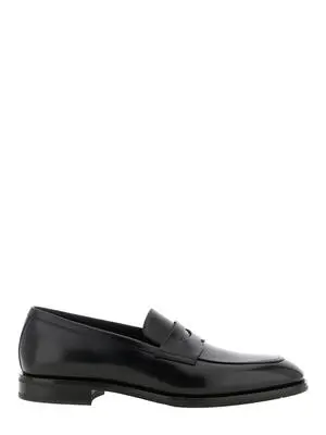 SANTONI Santoni Gregor Loafers In Brushed Calf Leather