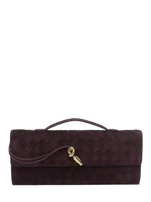 Bottega Veneta Bottega Veneta Women Andiamo Clutch Red