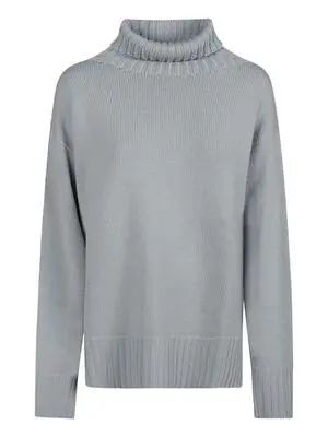 DRUMOHR Ribbed Turtleneck Sweater - Gray