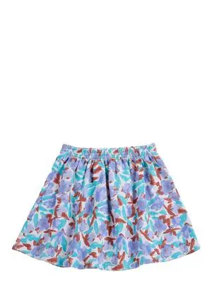 BOBO CHOSES Watercolor Print Fleece Skirt