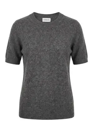 P.A.R.O.S.H P.A.R.O.S.H. Crew Neck Short-Sleeved Sweater With Ribbed Details