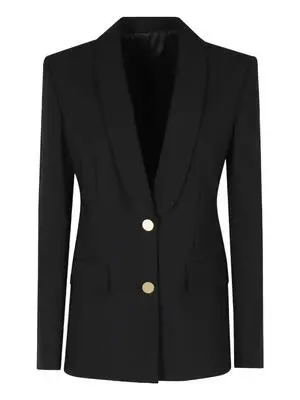ALBERTA FERRETTI Alberta Ferretti Shawl Collar Long Sleeve Blazer