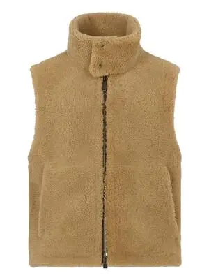 Dsquared2 Shearling Vest - Brown