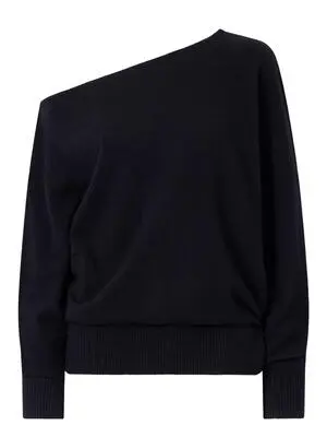 Arch4 Wiki Off-the-shoulder Cashmere Sweater - Black