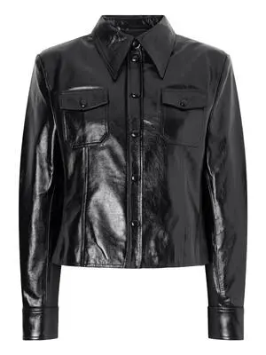 WILLY CHAVARRIA Chavela Leather Jacket - Black