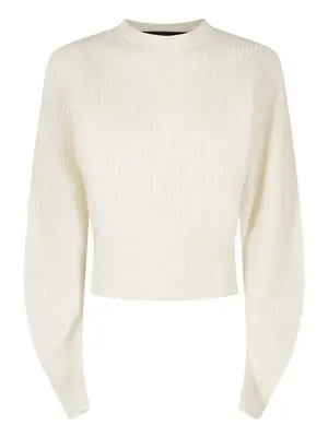 FEDERICA TOSI Federica Tosi Balloon-Sleeve Knitted Sweater