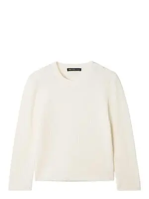 JAMES PERSE James Perse Cropped Ribbed Wool-Blend Sweater No