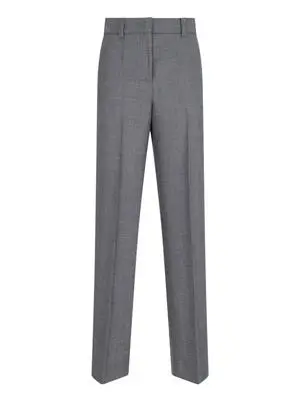 Incotex Tailored Trousers With Belt Loops And Rear Patch Pockets - Light Grey