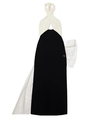 Johanna Ortiz Crepe Dress - Black