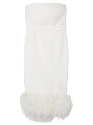SAFIYAA LONDON Mid-length Crepe Dress - White