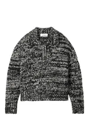 Brandon Maxwell Posie Space-dyed Cashmere And Silk-blend Sweater - No