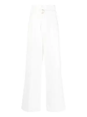 Philosophy Di Lorenzo Serafini High-waisted Wide Leg Jeans - White
