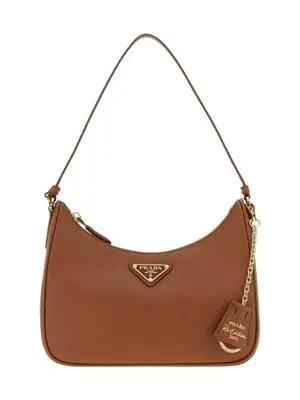 Prada Zippered Handbag - Brown