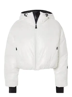 Aztech Mountain Down Puffer Ski Jacket - White