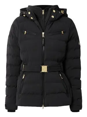 Bogner Ellya Belted Quilted Ski Jacket - Black