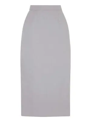 WILLY CHAVARRIA Cotton Midi Skirt - Gray