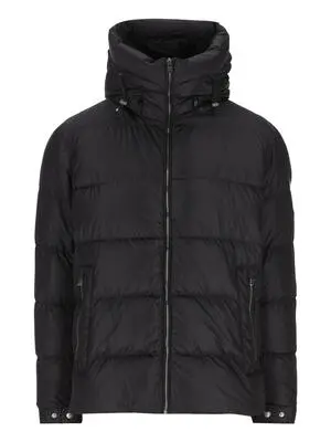Herno Long-sleeve Hooded Padded Jacket - Black