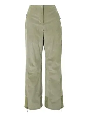 Sease Akuna Padded Corduroy Straight-leg Ski Pants - Nude