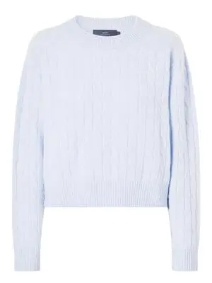 ARCH4 ARCH4 Tinka Cable-Knit Cashmere Sweater